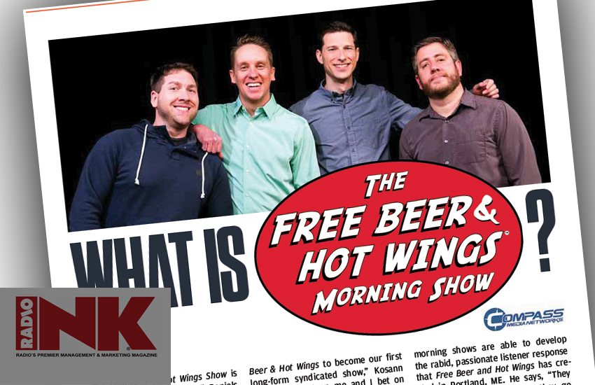 Free Beer & Hot Wings profiled in radio industry trade magazine ...
