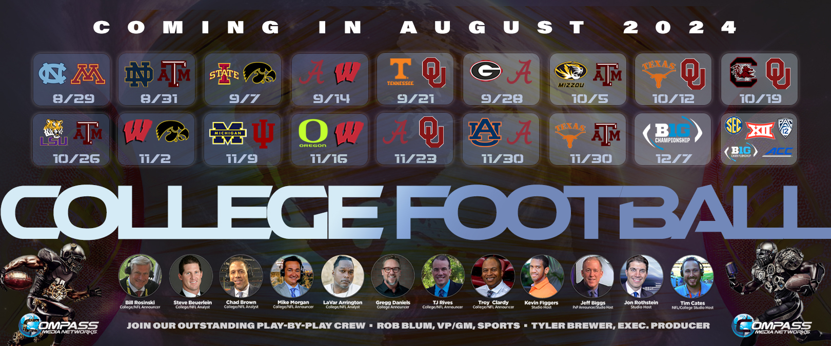 College Football – Compass Media Networks