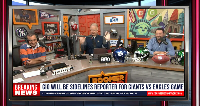 Giants vs Eagles, 10/20 Broadcast will Be Announced by Jerry Recco ...